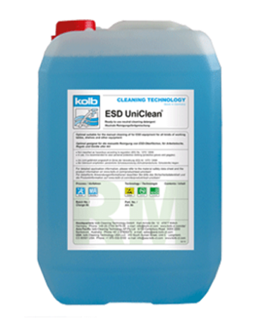KOLB DETERGENTS ESD UniClean – Sip Technology